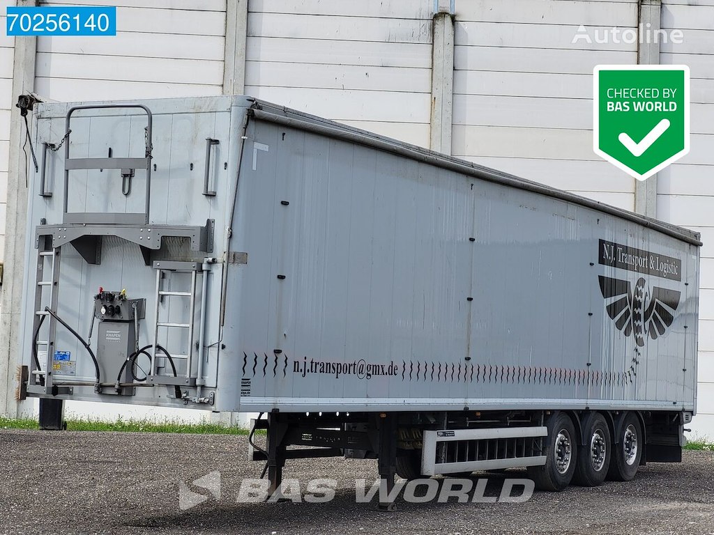 Knapen Trailers K100 10mm 2x Liftachse 90m3 poluprikolica sa pokretnim podom