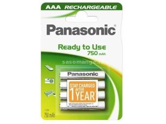 PANASONIC Baterije HHR-4MVE/4BC/ 750mAh/ punjive Ready to use