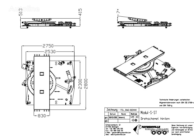 Faymonville Modul-S-ST modularna poluprikolica