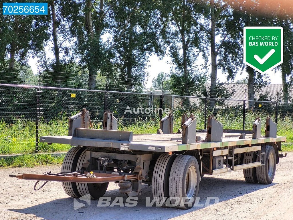 Burg BPDA 10 10 2 axles NL-Trailer prikolica za kontejnere