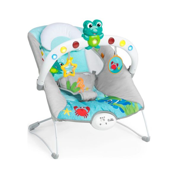 Kids II Baby Einstein Muzička ležaljka za bebe Kick to it Neptune™ 0-6m max 9kg SKU13102