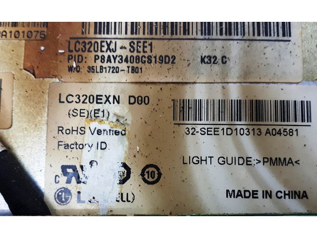 LED Panel 32`LC320EXN-D00 (SE) (E1) za FOX–32DLE250