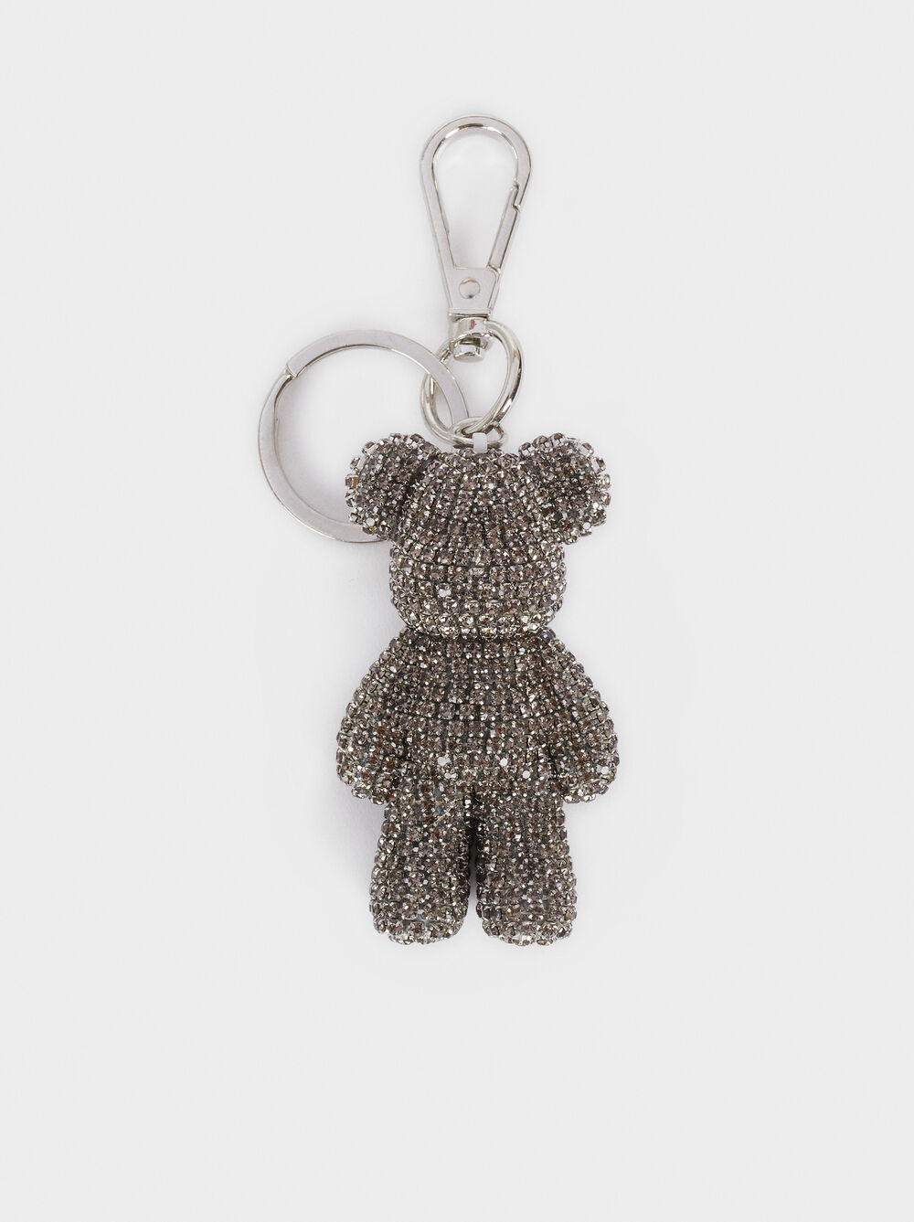 Bear Key Ring With Crystals