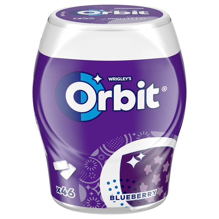 Orbit žv guma blueberry 60g orbit