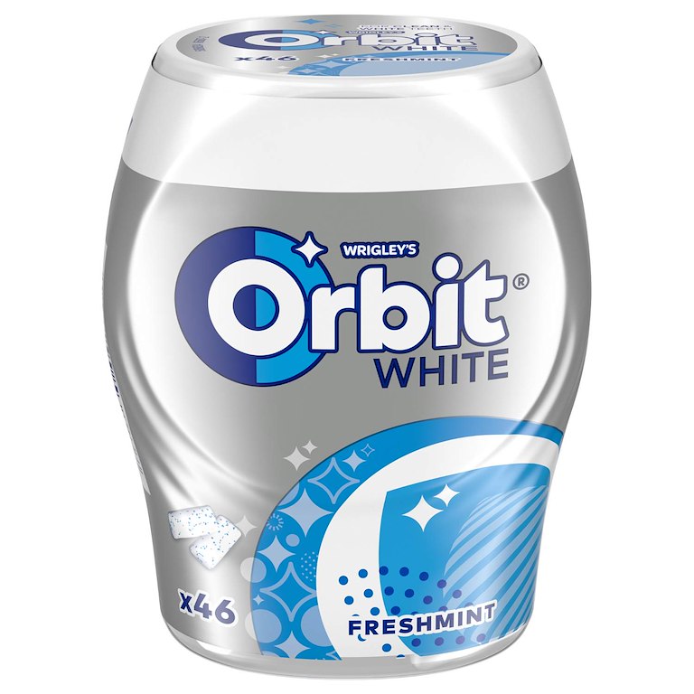 Orbit žv guma white freshmint bottle 46/1 orbit