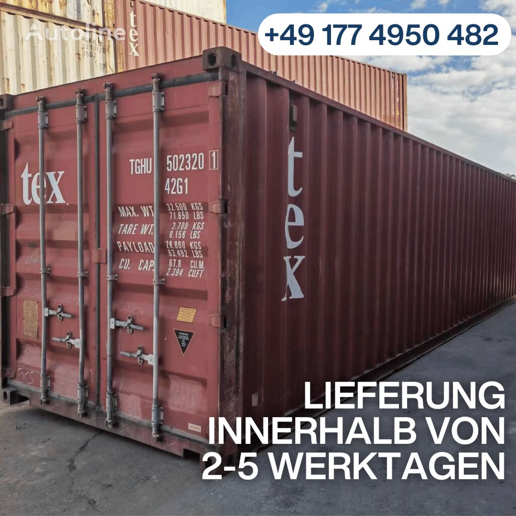 DC Container 40'DC, 12m Standart kontejner 40 stopa