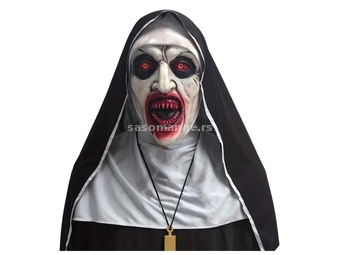 Maska The Nun Za Noc Vestica, Halloween, Maskenbal Model 1