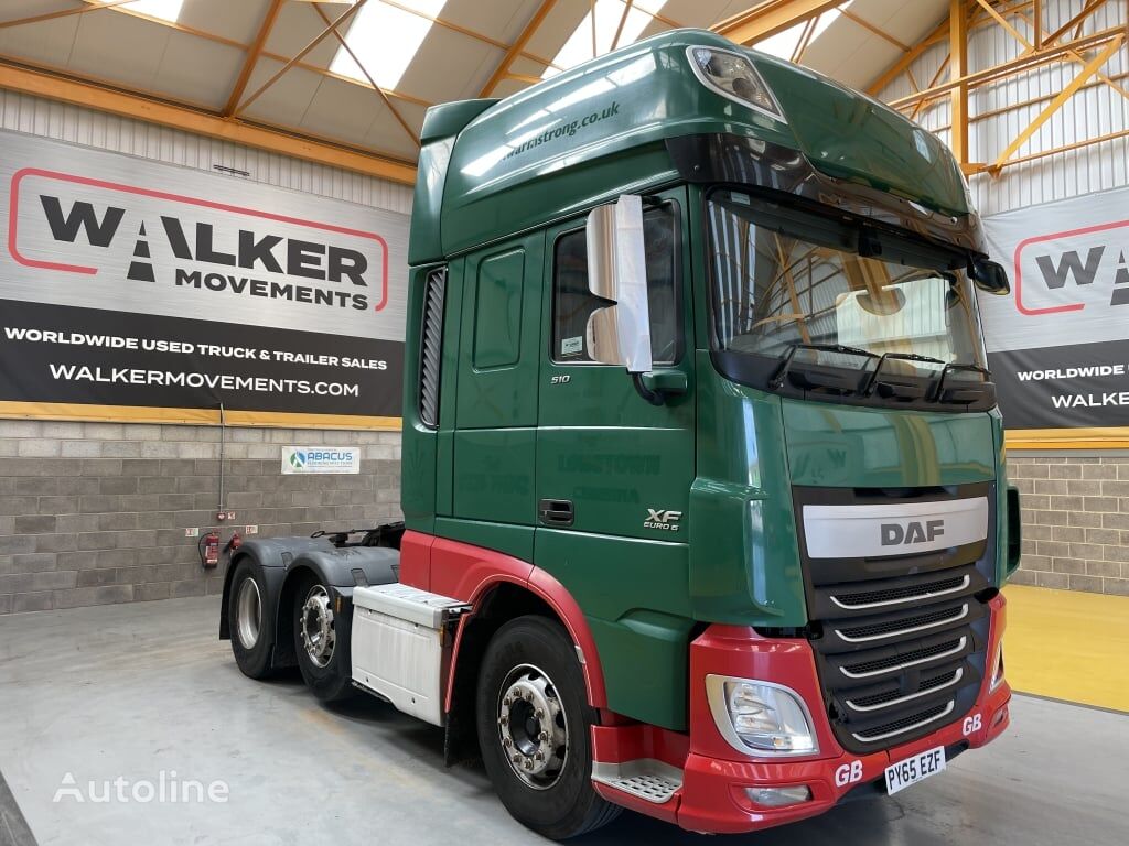 DAF XF106 510 SUPERSPACE *EURO 6* 6X2 TRACTOR UNIT – 2016 – PY65 EZF tegljač