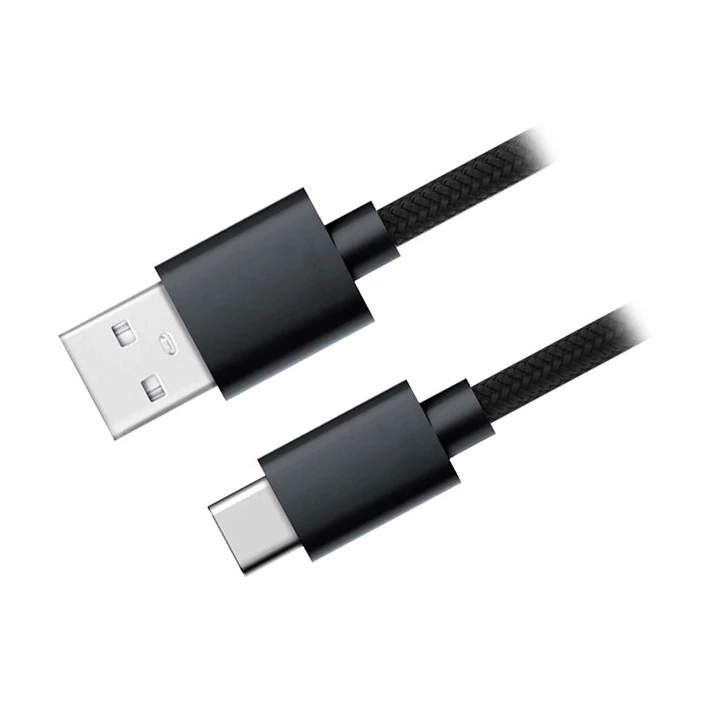 Kabl USB 2.0 AM - USB CM, QC3.0 3A, 0.25m