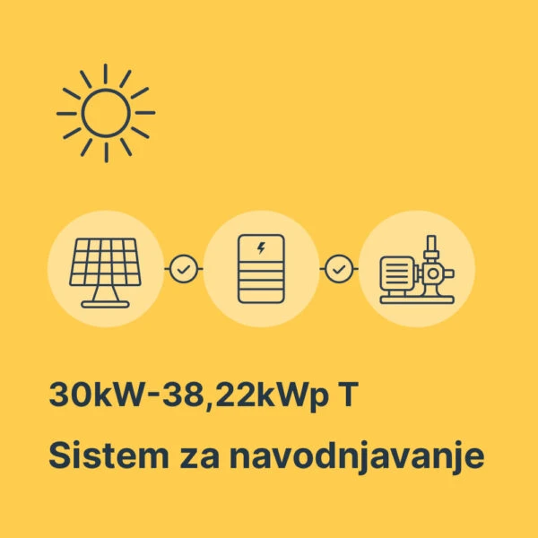 Sistem za navodnjavanje 30kW-38,22kWp T