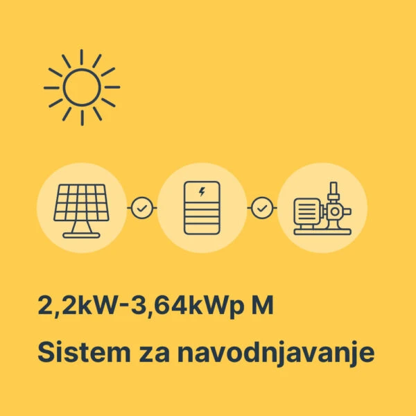 Sistem za navodnjavanje 2,2kW-3,64kWp M