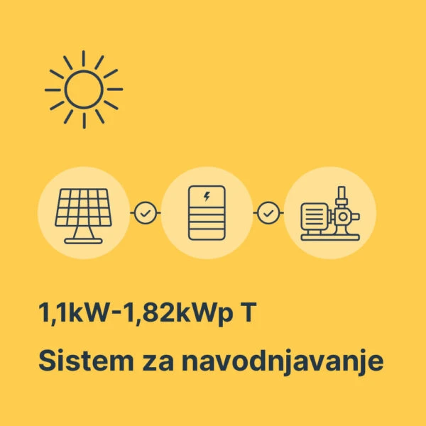 Sistem za navodnjavanje 1,1kW-1,82kWp T