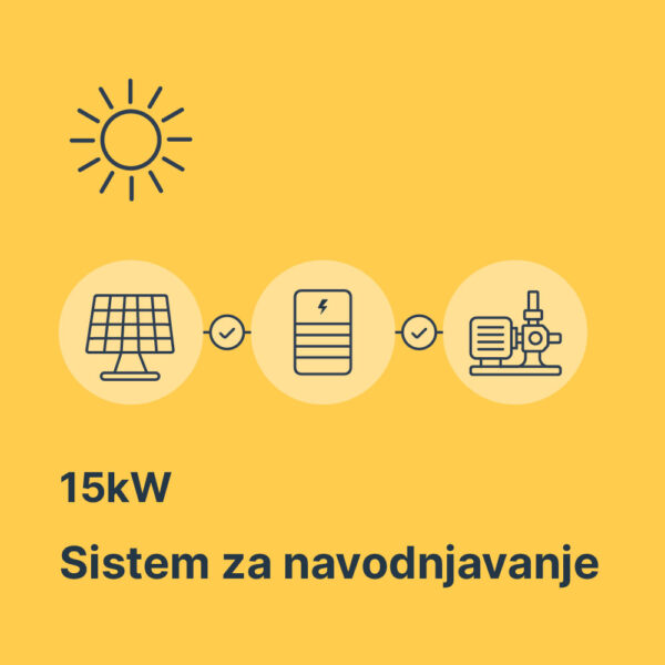 Solarni sistem za navodnjavanje do 15kW