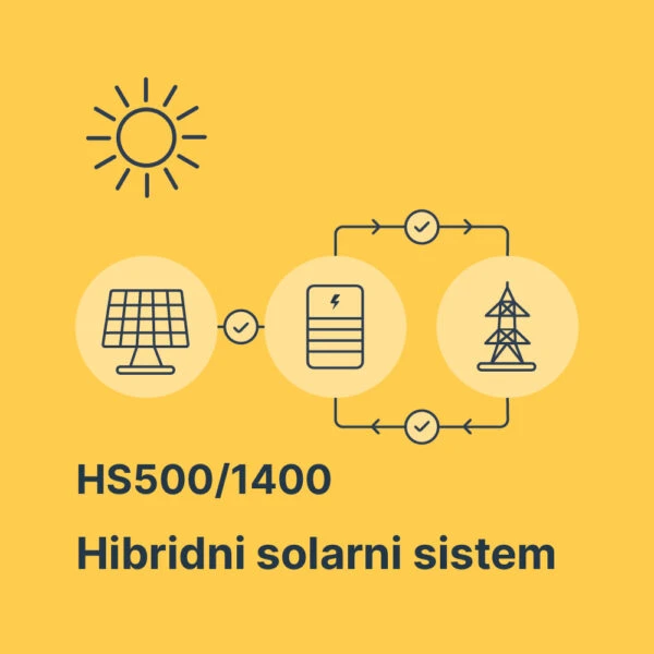 Hibridni solarni sistem HS500/1400