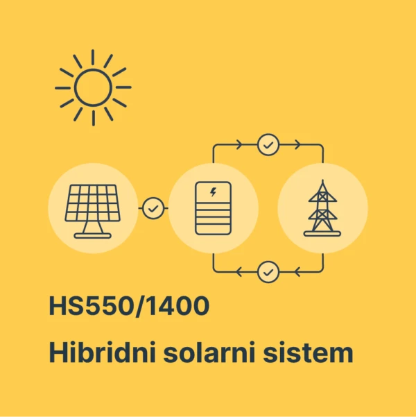 Hibridni solarni sistem HS550/1400