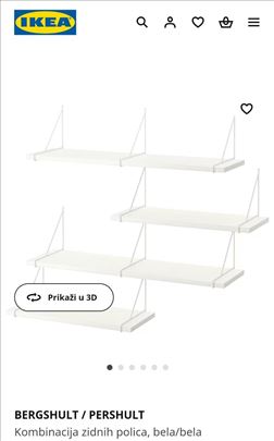 Ikea Bergshult/Pershult kombinacija zidnih polica