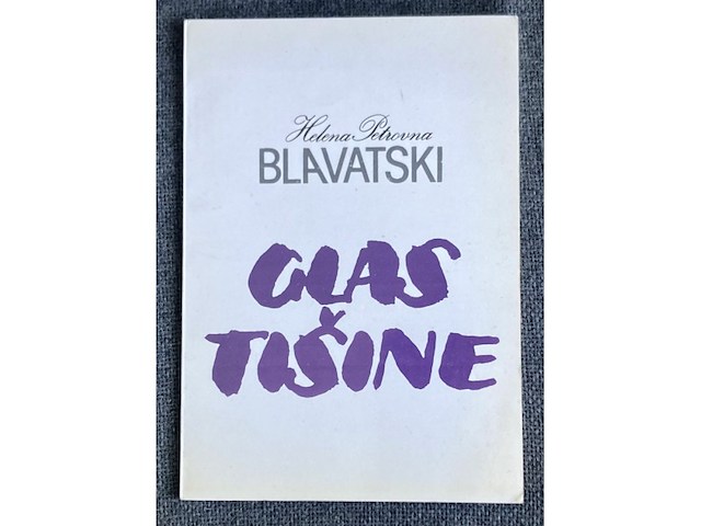 Blavatski - Glas tišine