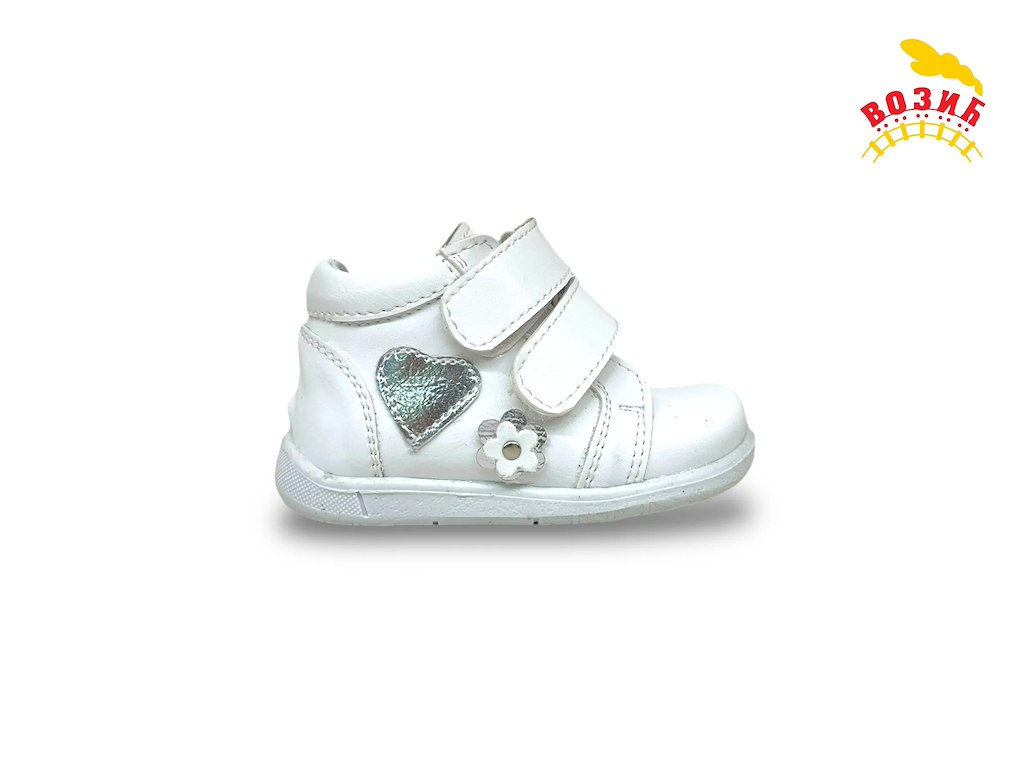 Sanni white heart silver 02