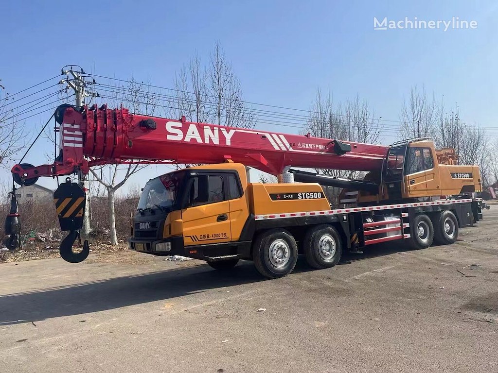 Palfinger Sany Used Sany STC500 Mobile Crane 50 Ton 100 Ton Capacities Truck Mo pokretna dizalica