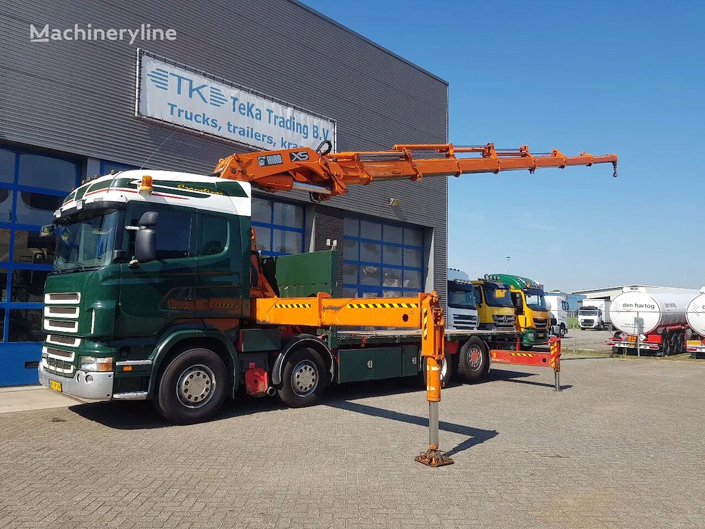 Scania R420 8x2 HIAB 800E-7 Hipro 80 ton/meter Winch Retarder pokretna dizalica