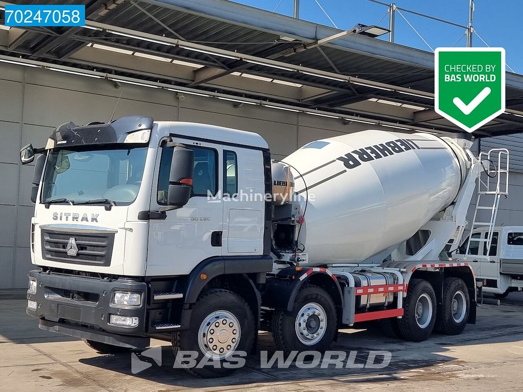 Sitrak G5 350 8X4 8m3 Liebherr Mixer Big-Axle Steelsuspension kamion s mešalicom za beton