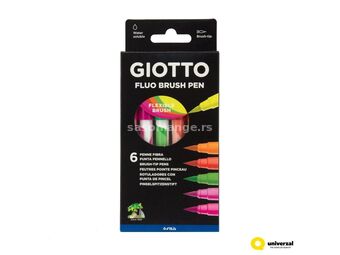 GIOTTO Flomaster četkica Fluo 6/1 427200