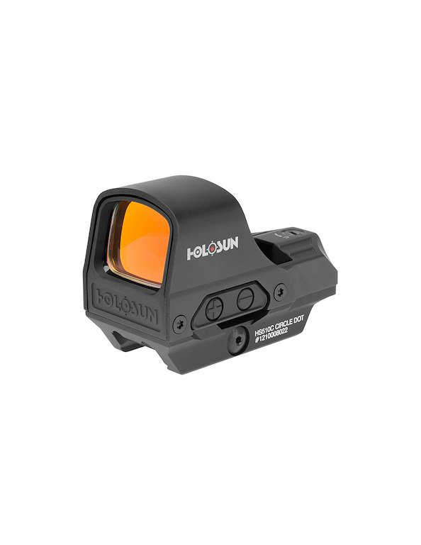 HOLOSUN HS510C REFLEX SIGHT, 2MOA DOT & 65MOA CIRCLE