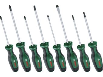 BOSCH Set odvrtača PH/PZ/SL/TX 8 kom