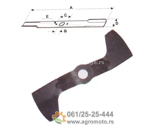 Nož kosačice 378x32 mm MTD