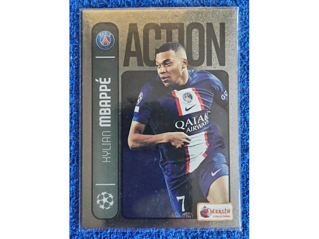 2022/23 Merlin Heritage 98 Kylian Mbappe Action