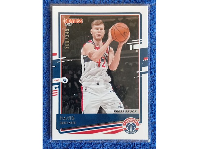 2020/21 Donruss NBA Davis Bertans #/349 Press Proof