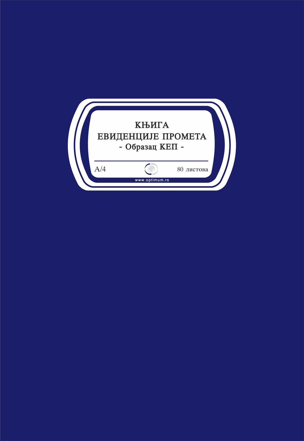 KNJIGA EVIDENCIJE PROMETA (KEP) A3/80L