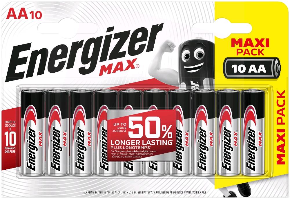 ENERGIZER BAT. MAX AA 10/1