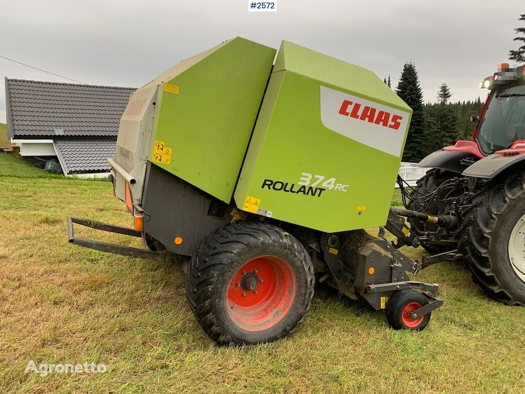 Claas Rollant 374 RC balirka za okrugle bale