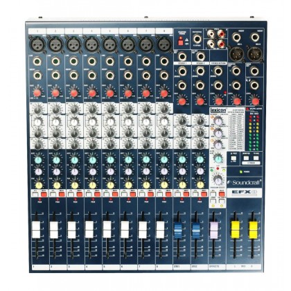 Music box
Soundcraft EFX8 Osmokanalna pasivna mikseta sa efektima