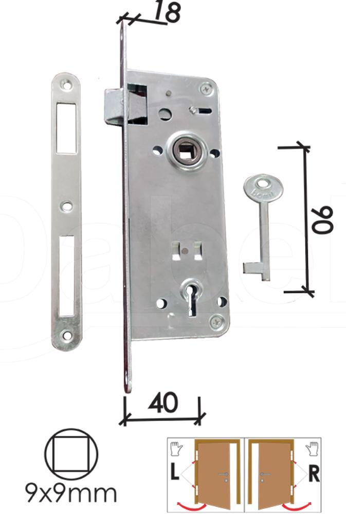 DABEL BRAVA ZA DRVENA VRA TP6B202240/90/18ZNB KLJUC