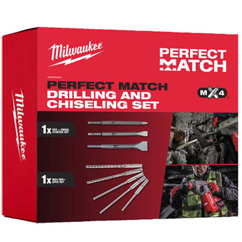 Milwaukee set dleta i burgija SDS+MX4 4932492654