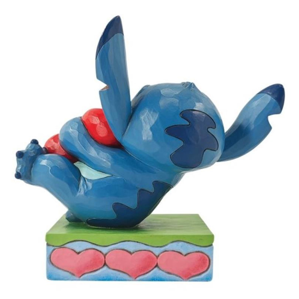 Heart Struck (Stitch Hugging Heart Figurine)