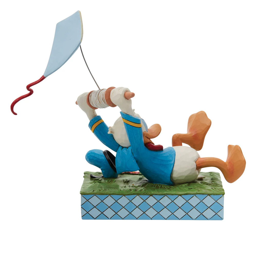 A Flying Duck (Donald Flying a Kite Figurine)