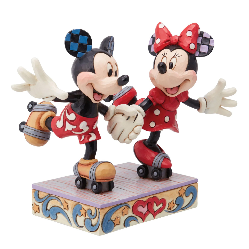 A Sweet Skate (Mickey & Minnie Skating Figurine)