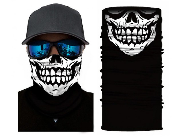 Skull Kostur Bandana Marama Potkapa Maska Model 9