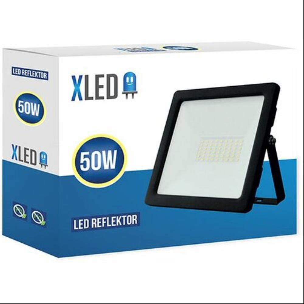 XLED REFLEKTOR LED 6500K 50W.4000LM.IP65AC220-240V