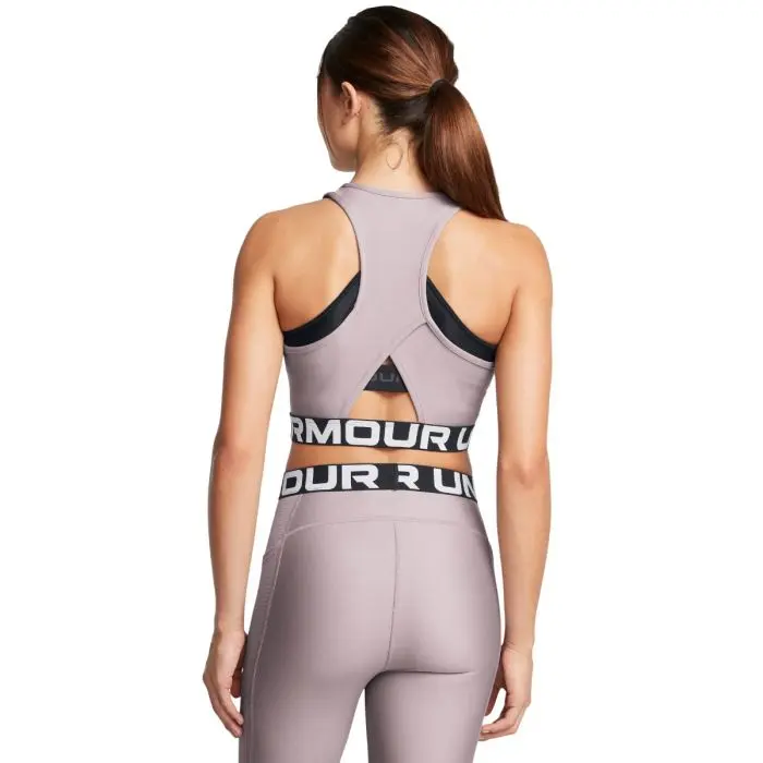 Women‘s top HeatGear Rib Tank Grey - Under Armour