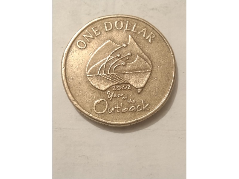 1 dolar 2002 australija jubilaran