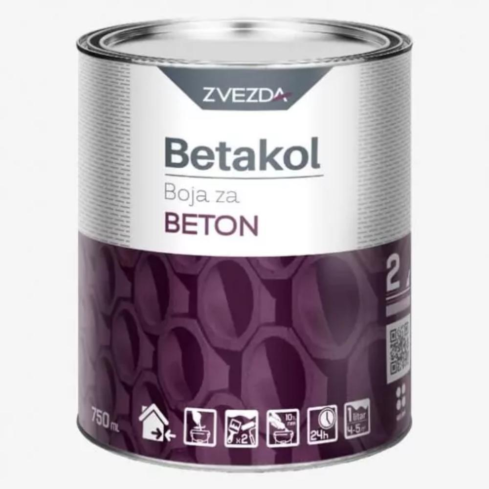 ZVEZDA HELIOS BOJA ZA BETON BETAKOL BELA 0.75L