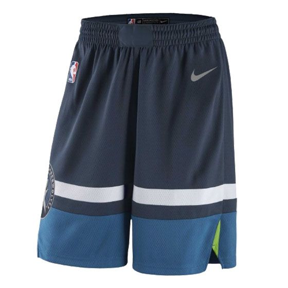 NBA MINNESOTA TIMBERWOLVES ICON EDITION SWINGMAN SHORTS 'BLUE'