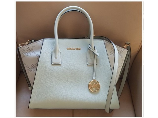 Michael Kors Avril Atom Green Satchel, large or.