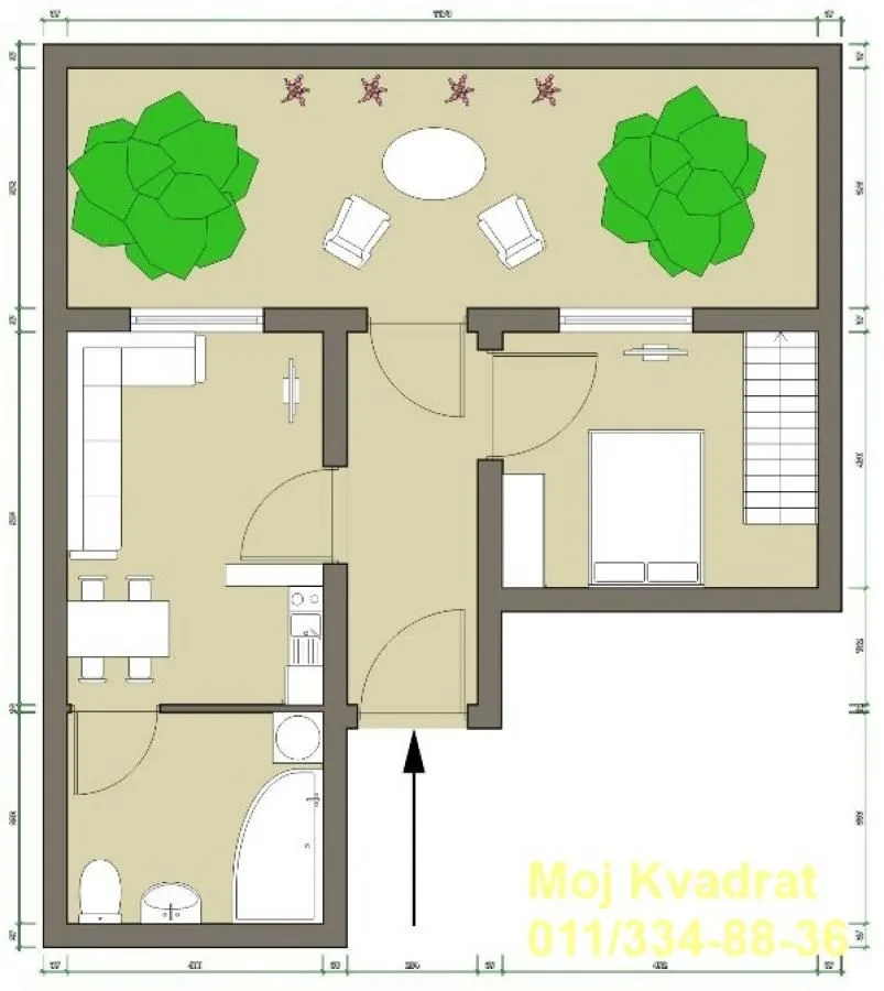 Prodaja, poslovni prostor, 59m2, Centar, Beograd