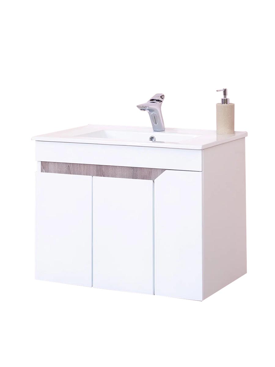 Lavabo sa ormarićem 75cm Iris Bela Quartz K-Jo