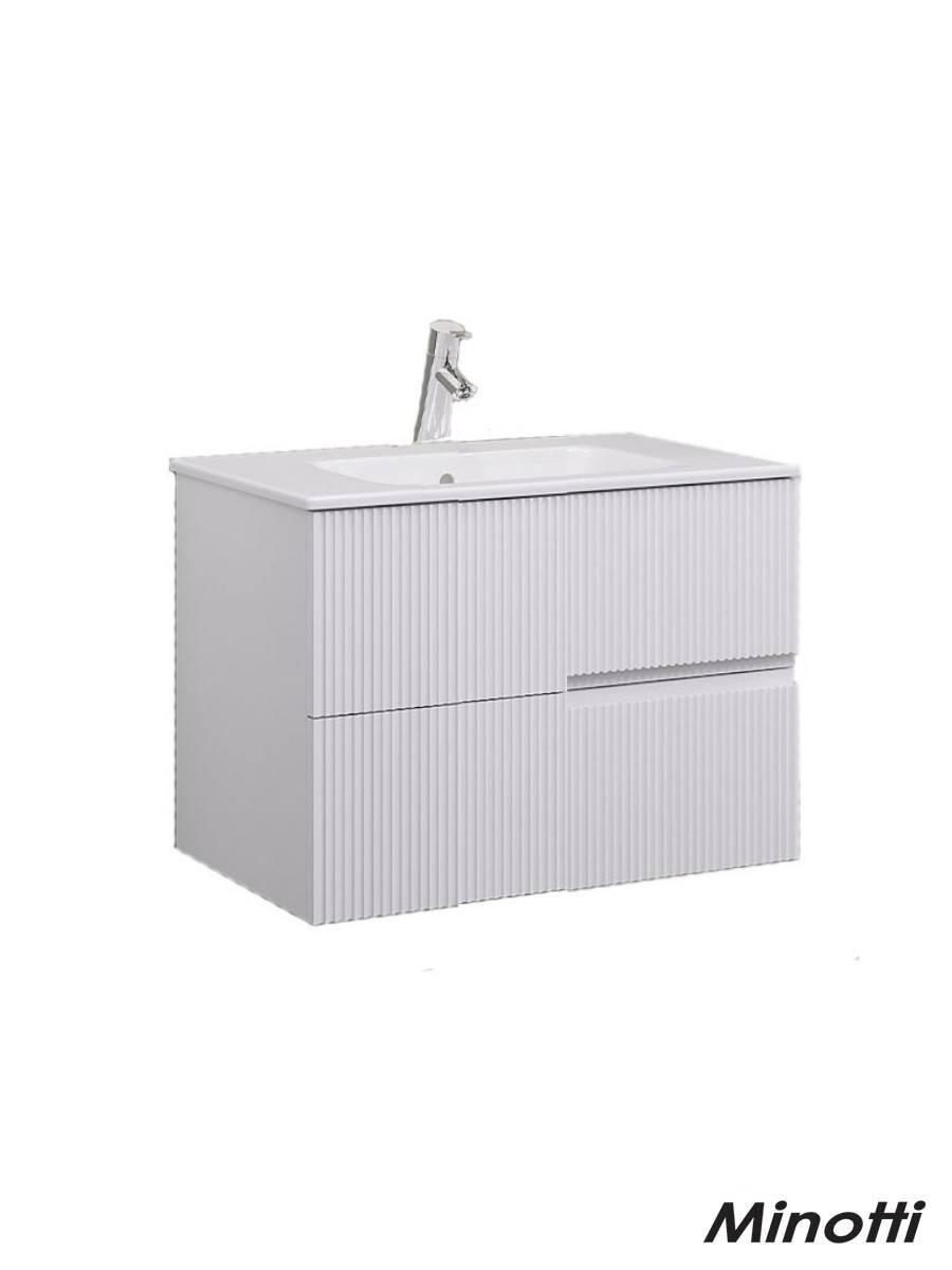 Lavabo sa ormarićem 60cm Lineart Drop White Minotti